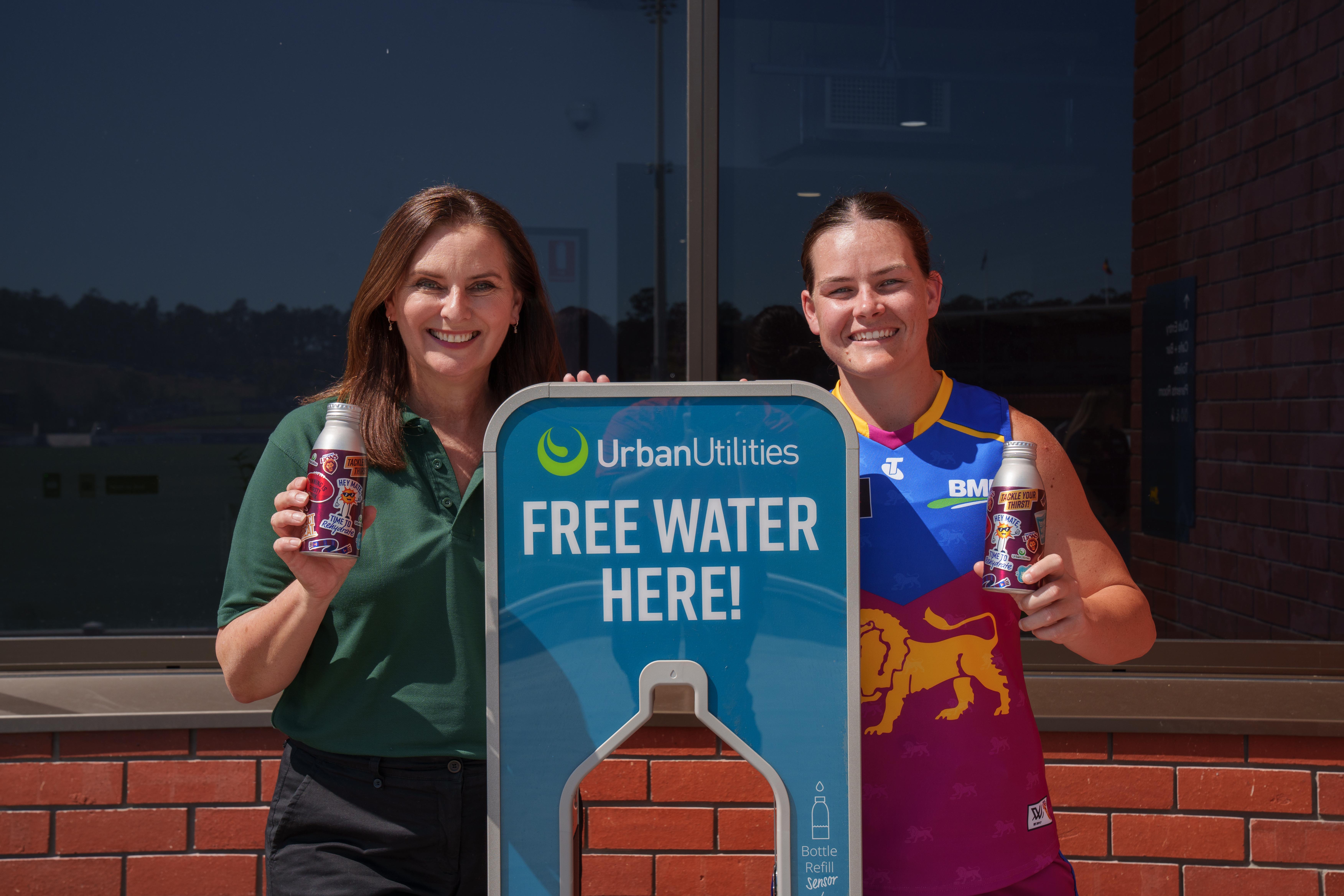 Urban Utilities unveils new water stations at Brighton Homes Arena