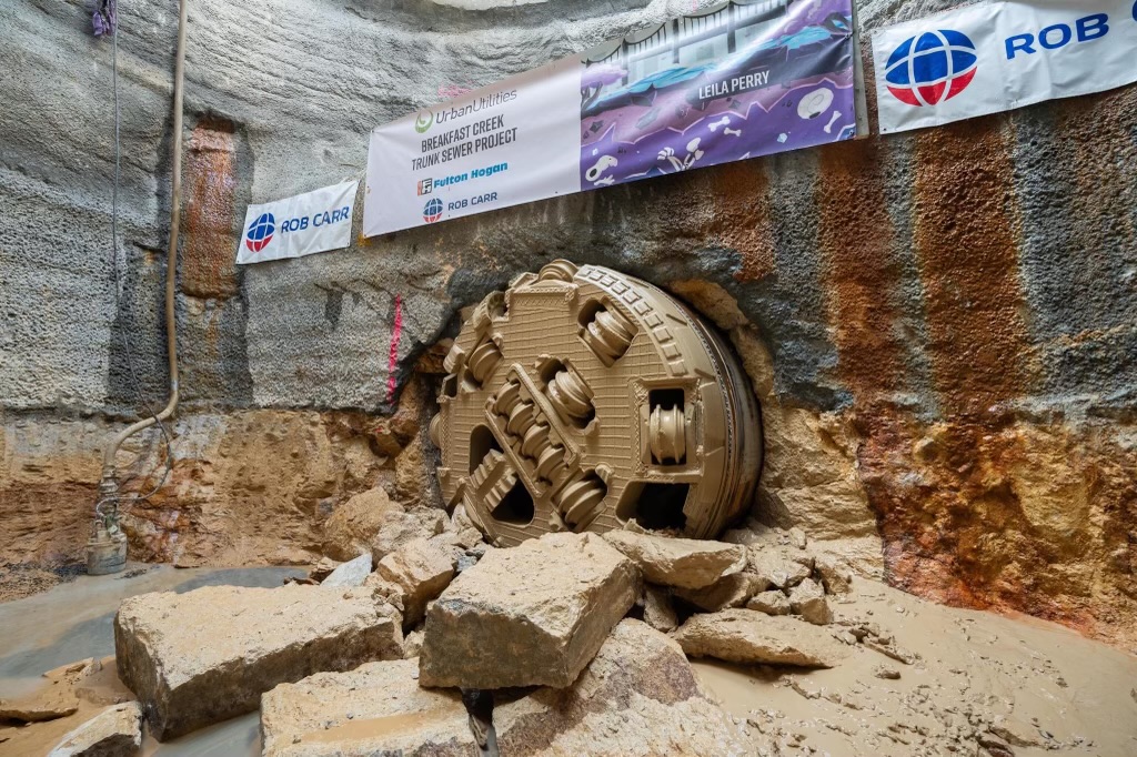 Mega machine emerges in milestone for Urban Utilities project